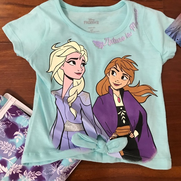 Disney | Matching Sets | Disney Frozen 2 Elsa Cute Set | Poshmark